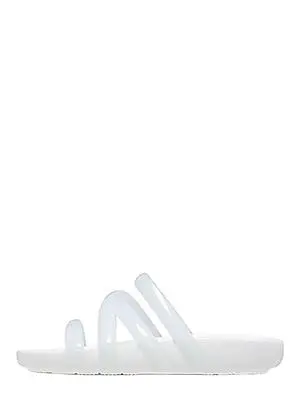 CROCS Splash Glossy Strappy Sandal - White