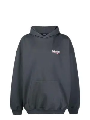 Balenciaga Political Campaign Hoodie - Grey