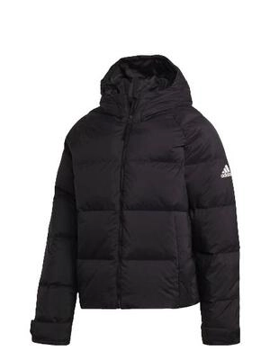 Adidas Hooded Down Puffer Jacket - Black