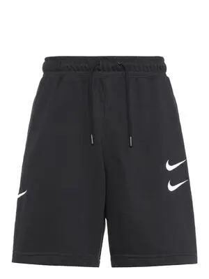Nike Swoosh French Terry Shorts - Black