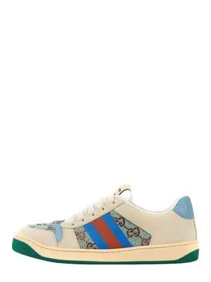 Gucci Gucci Screener GG Logo Sneakers Brown/blue/red