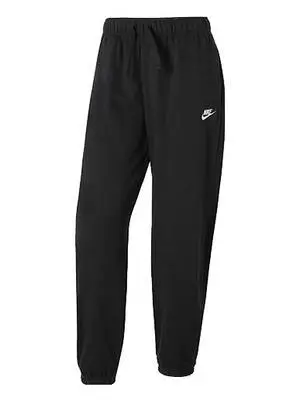 Nike Club Fleece Mid-rise Oversized Sweatpants - Black