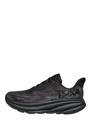 Hoka One One Clifton Wide Athletic Shoes - Black/black