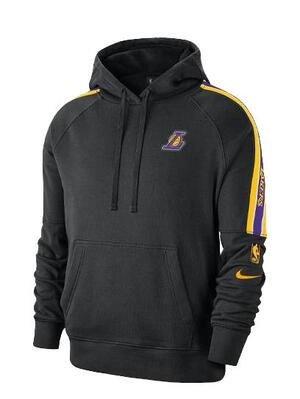 Nike Los Angeles Lakers Casual Sports Hoodie - Black