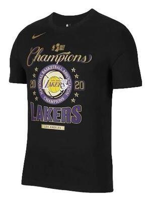 Nike Los Angeles Lakers Champion Short Sleeve - Black