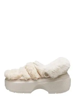CROCS Stomp Quilted Clogs - Stucco