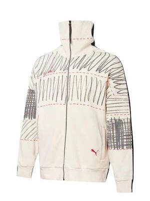 PUMA X Michael Lau Two Face Track Jacket - Beige/black/red