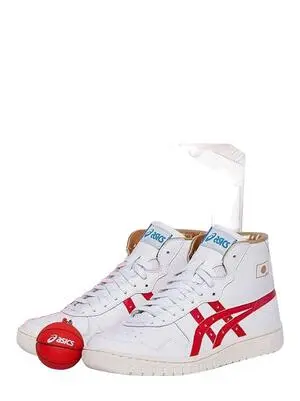 Asics Japan L Retro High Top Sneakers - White/red