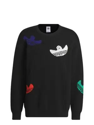 Adidas Originals All-over Logo Crewneck Sweater - Default Colorway