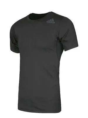 Adidas Short Sleeve Crewneck T-shirt With Printed Logo - Multi-color