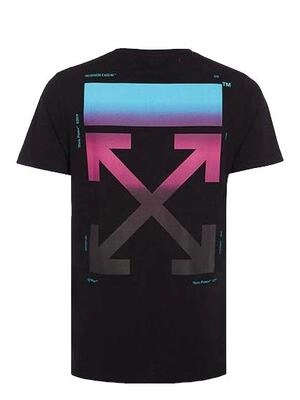 Off-White Gradient Arrows Short Sleeve T-shirt - Black