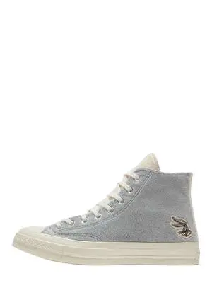 CONVERSE Chuck 70 High Top Faux Fur Sneakers - Grey