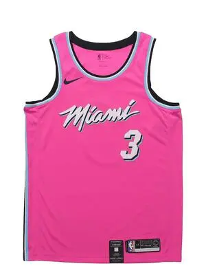 Nike Nba Dwyane Wade Miami Heat City Edition Swingman Jersey - Pink