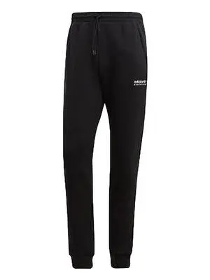 Adidas Originals P Sweatpants Solid Color Stay Warm Fleece Lined Bundle Feet Sports Pants/trousers/joggers Black - Default Color