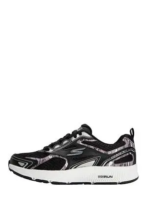 Sketchers Go Run Consistent Athletic Sneakers - Black