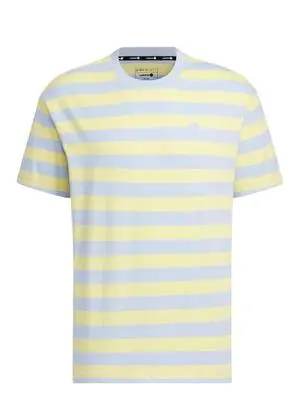 Adidas Neo Essentials T-shirts 'grey Yellow - Grey/yellow