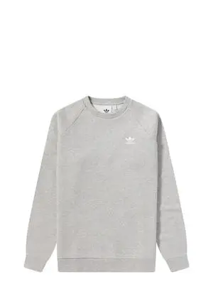 Adidas Adidas Originals Adicolor Essentials Trefoil Crewneck Sweatshirt 'grey' Medium Grey Heather