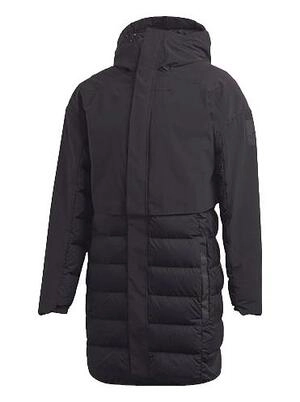 Adidas Down Hooded Jacket - Black
