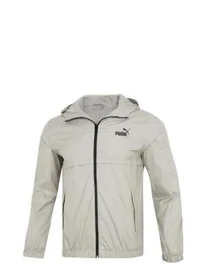 PUMA Ess Solid Logo Windbreaker - Grey