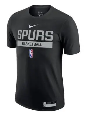 Nike Dri-fit Nba San Antonio Spurs Basketball T-shirt - Black/multi-color