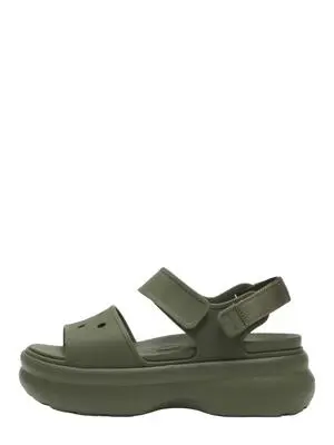 CROCS Soho Y-strap Platform Sandal - Army Green
