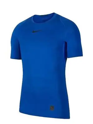 Nike Pro Short Sleeve Compression T-shirt - Blue