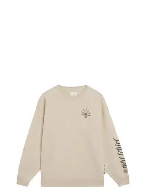 LI-NING Crewneck Sweatshirt - Beige