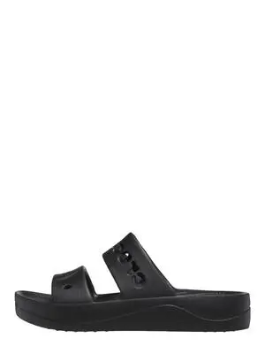 CROCS Baya Platform Slide Sandals - Black