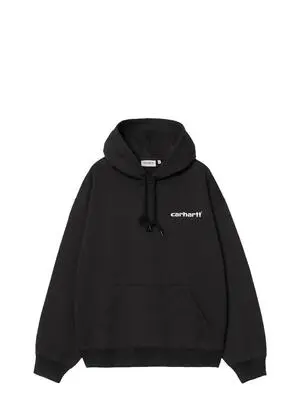 Carhartt Work In Progress Fleece Hood Sweatshirt - Black