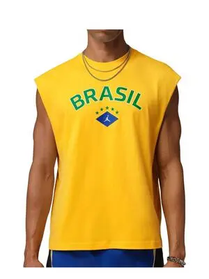 JORDAN Sleeveless Graphic T-shirt - Varsity Maize