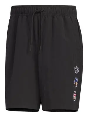 Adidas Originals X Monkey Kingdom Woven Shorts - Black