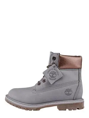Timberland 6-inch Premium Waterproof Lace-up Boots - Grey/copper