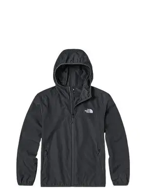 The North Face Lightweight Hooded Windbreaker Jacket - Black