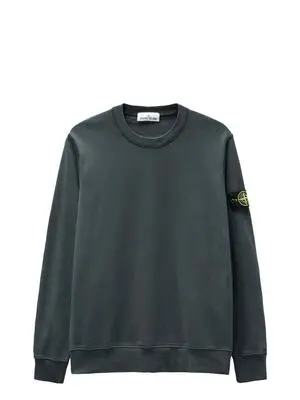 Stone Island Crewneck Sweatshirt - Grey/green