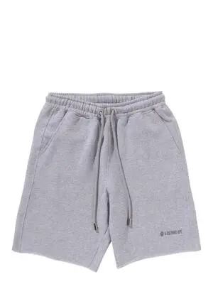 A BATHING APE Raw Edge Sweatshorts - Grey