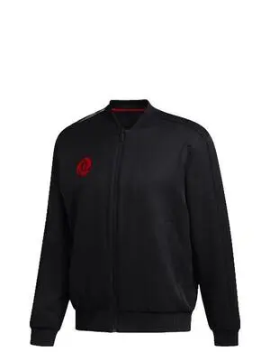 Adidas Cny Rose Jkt Basketball Bomber Jacket - Black