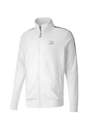 PUMA Tfs Unity Zipper Knit Jacket - White