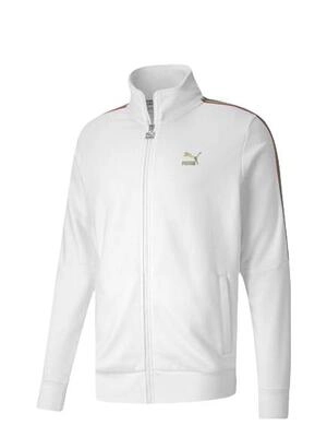 PUMA Tfs Unity Zipper Knit Jacket - White