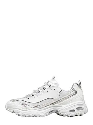 Sketchers D'lites 1.0 Athletic Sneakers - White/black