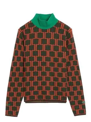Adidas Wales Bonner Knit Shirt - Green/red