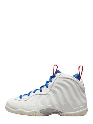Nike Little Posite One "usa Moon" High Top Sneakers - White/blue/red