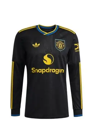 Adidas Manchester United 2025/2026 Long Sleeve Third Jersey - Black