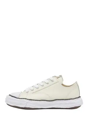 Mihara Yasuhiro Peterson23 Og Sole Leather Low Top Sneakers - White