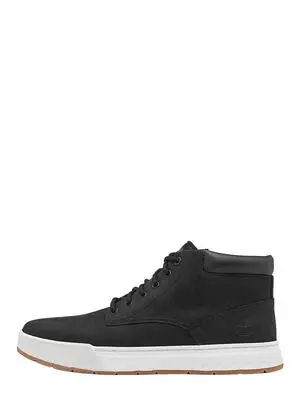 Timberland Leather Chukka Boots - Black/white
