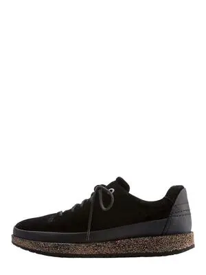 BIRKENSTOCK Birkenstock Honnef Low Suede Leather Black/brown