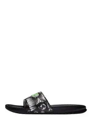 Nike Benassi Jdi Print Slide 'run To Tokyo - Black
