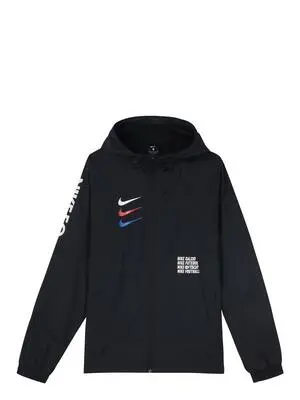 Nike F.c. Woven Breathable Football Sports Jacket - Black