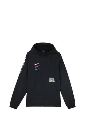 Nike F.c. Woven Breathable Football Sports Jacket - Black