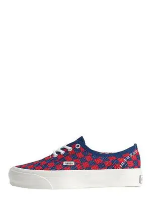 VANS Vans Authentic Checkerboard Lace Up Sneakers Red/blue