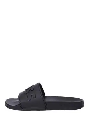 Hugo Boss Raised Logo Slides - Black